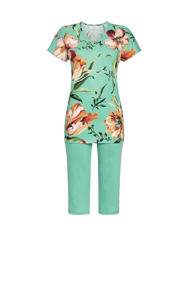 Ringella Dames pyjama 4271204 501 Smaragd - Marjo Lingerie